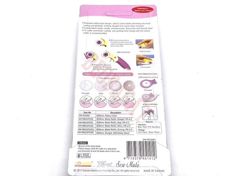 Kružni nož za krojenje 28mm | Pribor za šivenje | Patchwork | Beobagat